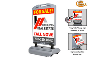 Sustainability Green Printing Wind Signs Printing