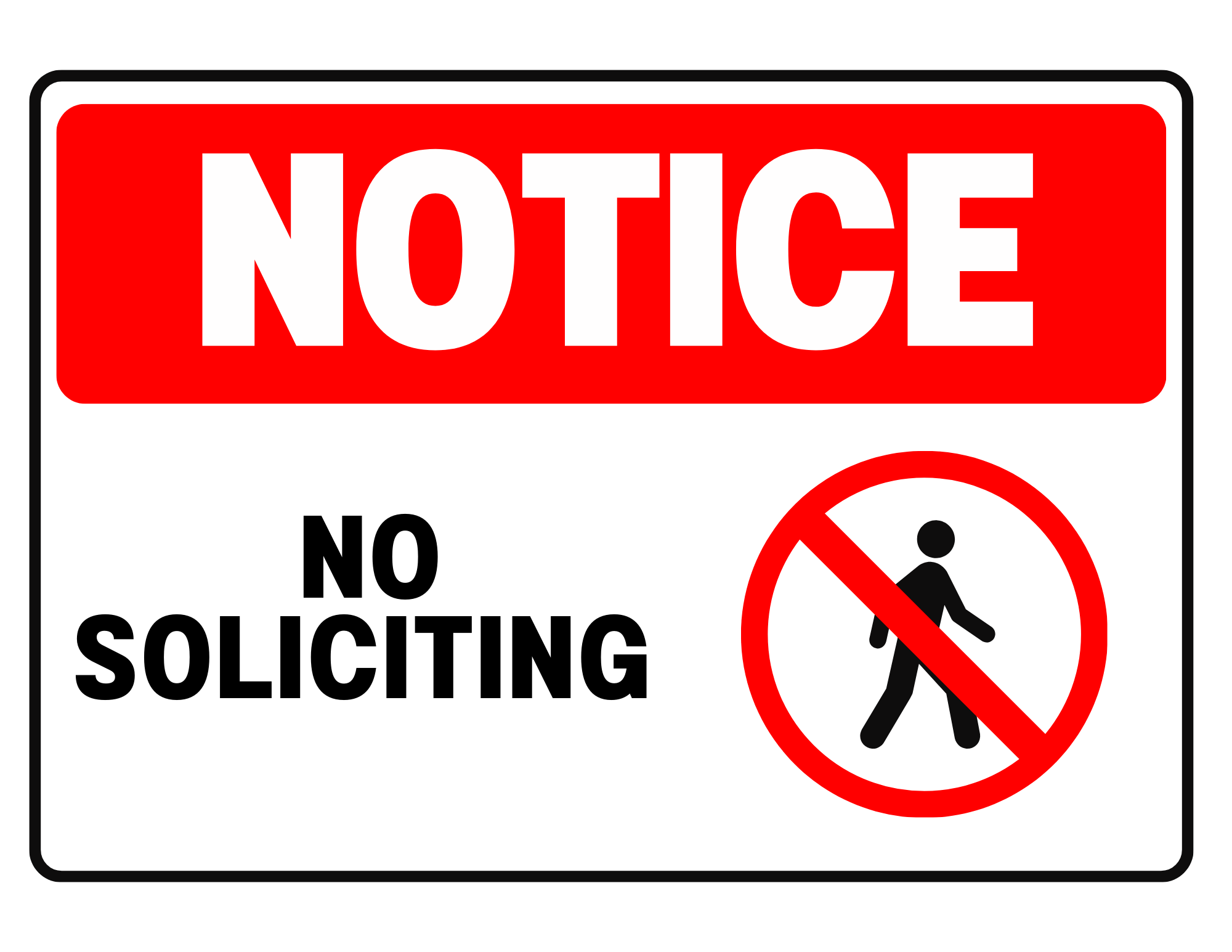 Guide to No Soliciting Signs for Homeowners & Businesses