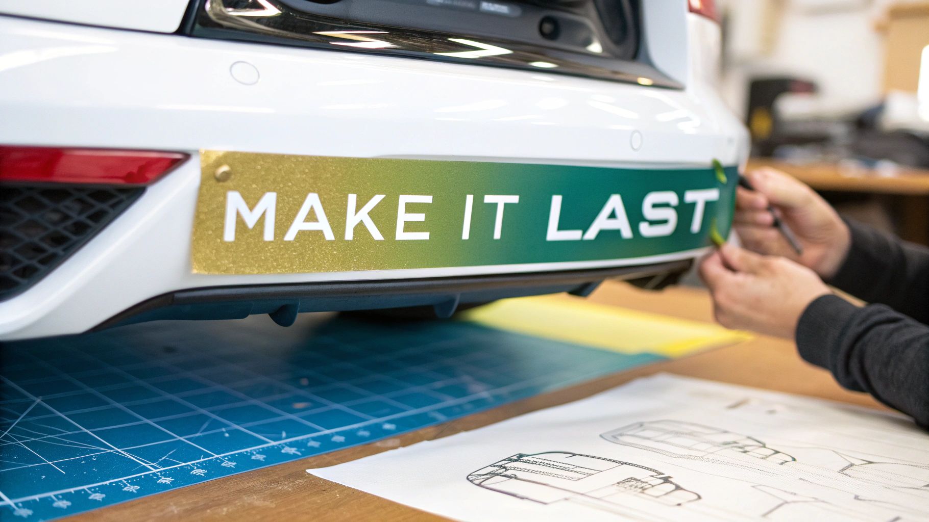 How to Make Bumper Stickers That Last and Get Noticed