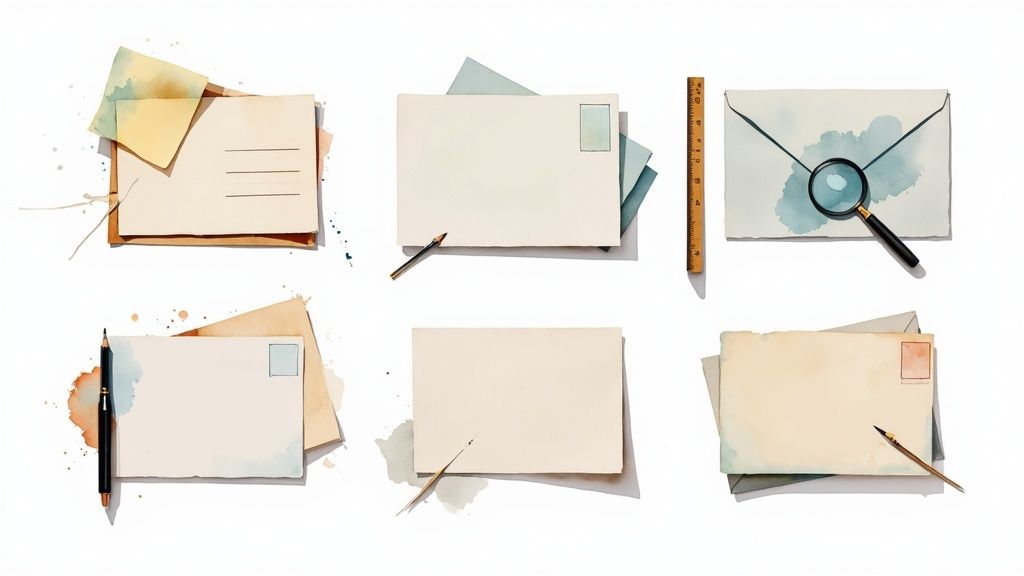 6 Postcard Design Sample Ideas for 2025