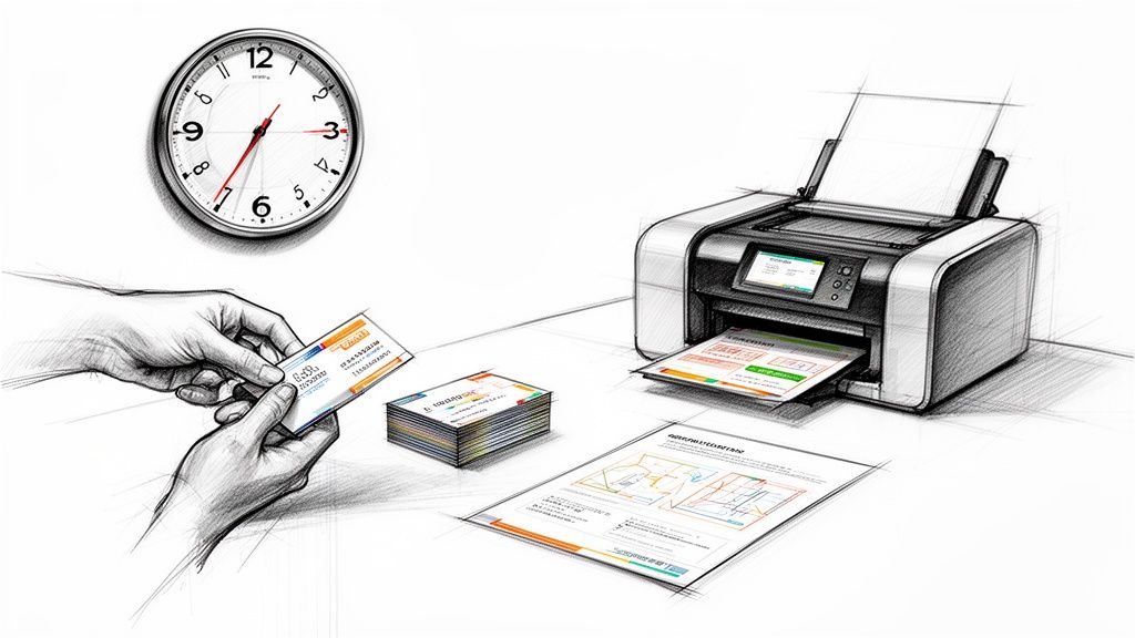 Same Day Business Card Printing Your Guide to Fast Quality Cards