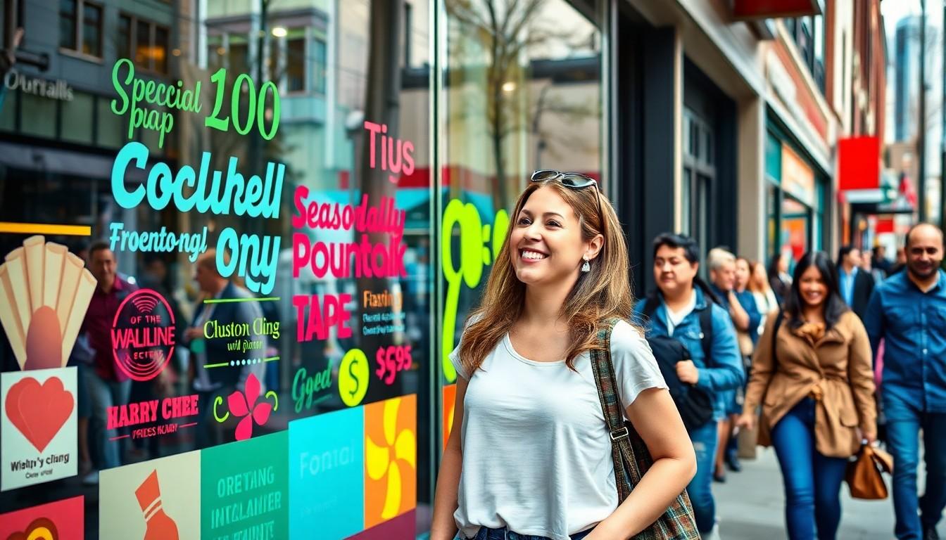 Custom Window Clings Ideas for Business & Home