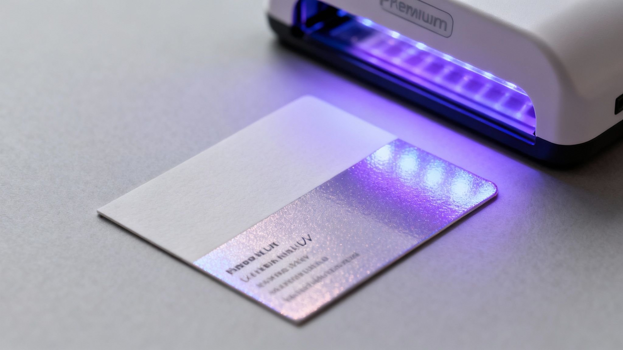 what is uv coating on business cards: Premium finish guide