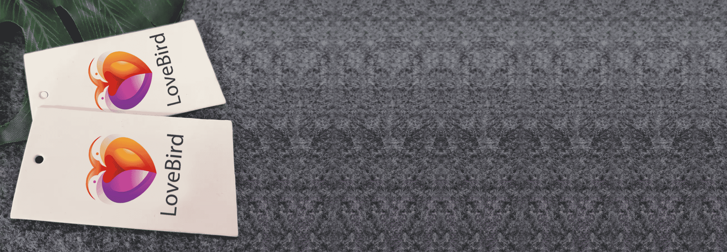 Silk Laminated Hang Tags Printing - Custom Design