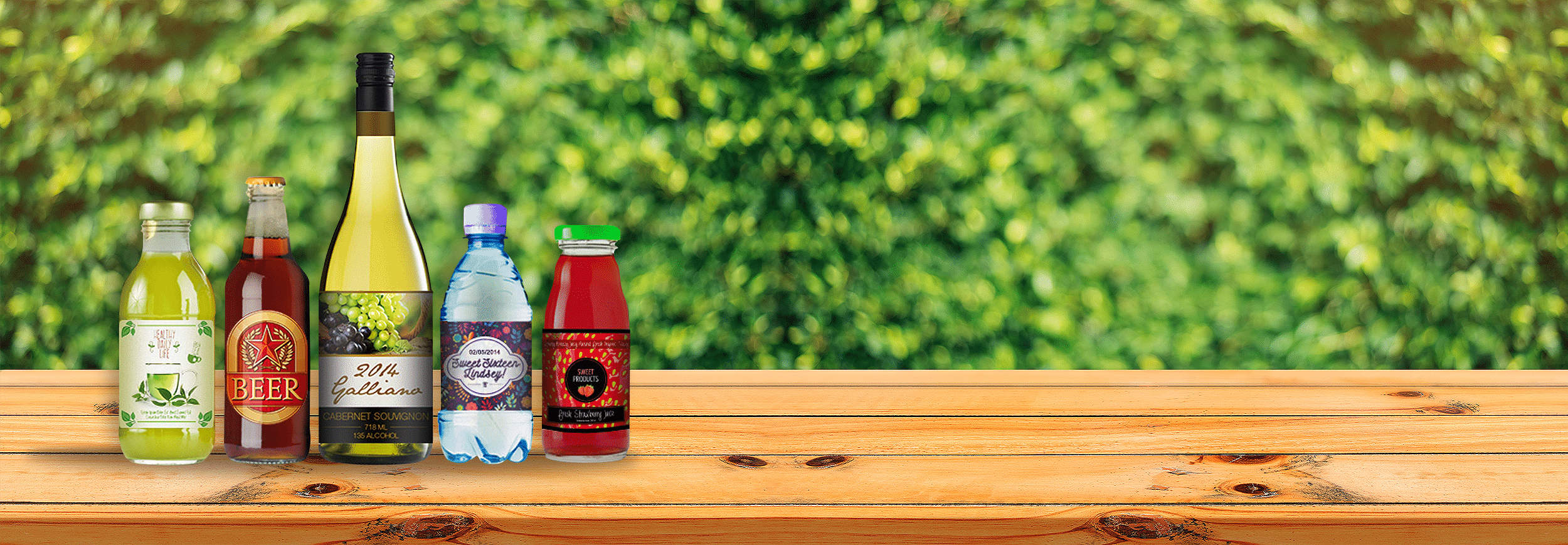 Order Standard bottle labels