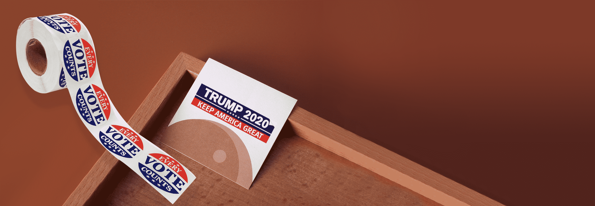 Custom Roll Campaign and Political Stickers