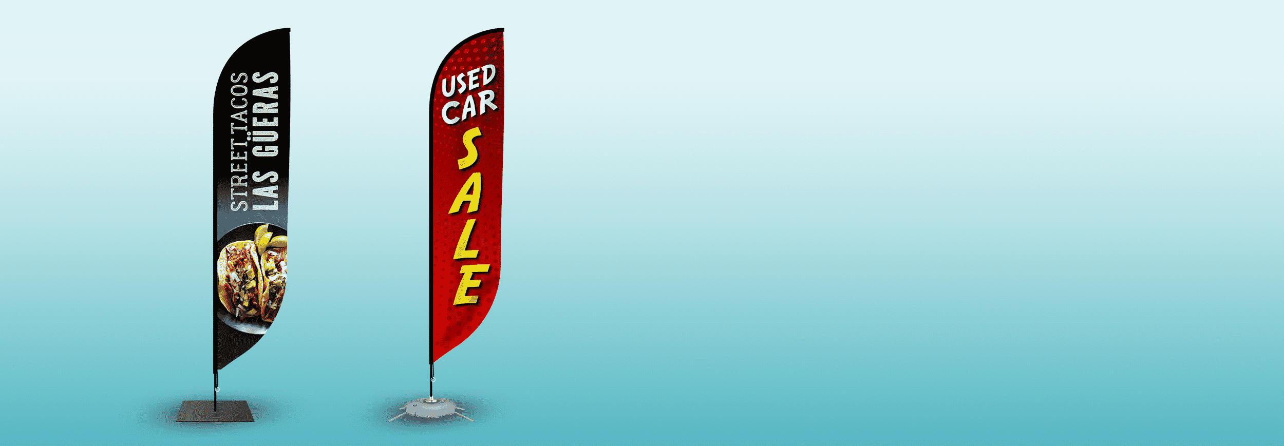 Cheap Custom Feather Flags