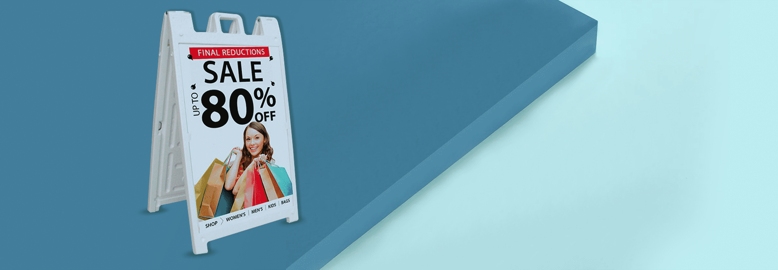 Custom Plastic Simpo II A Frames Sign