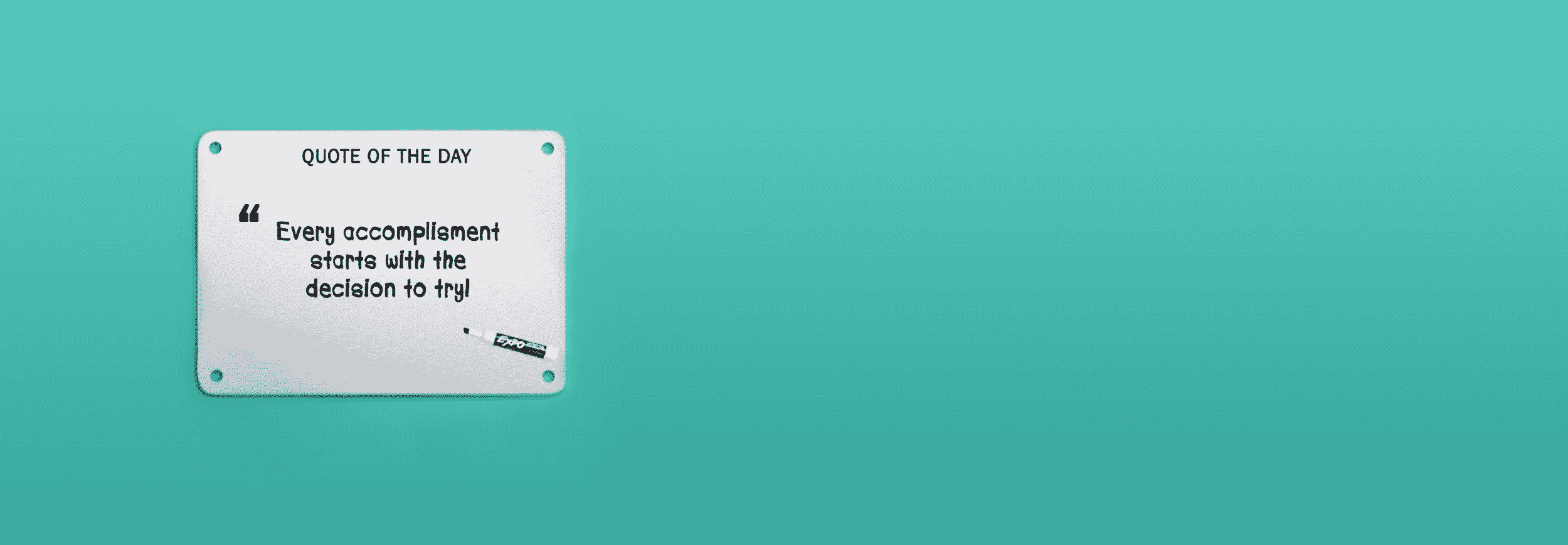 Dry Erase Aluminum Signs