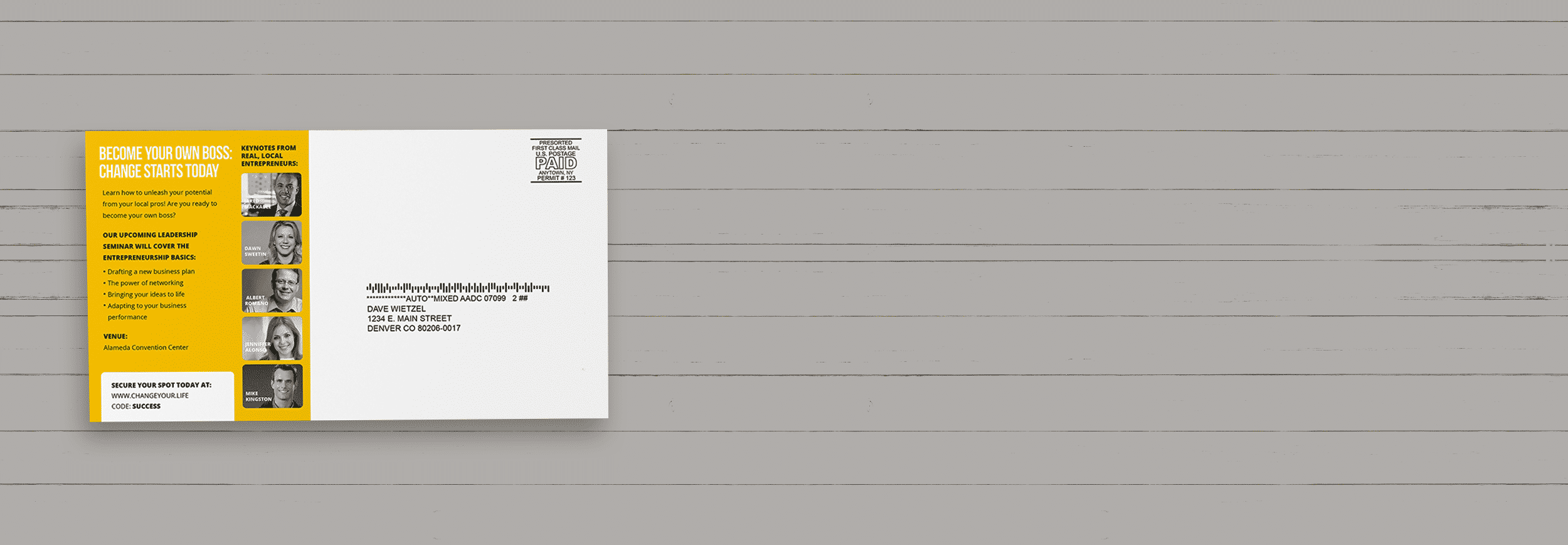 Order Direct mail postcards