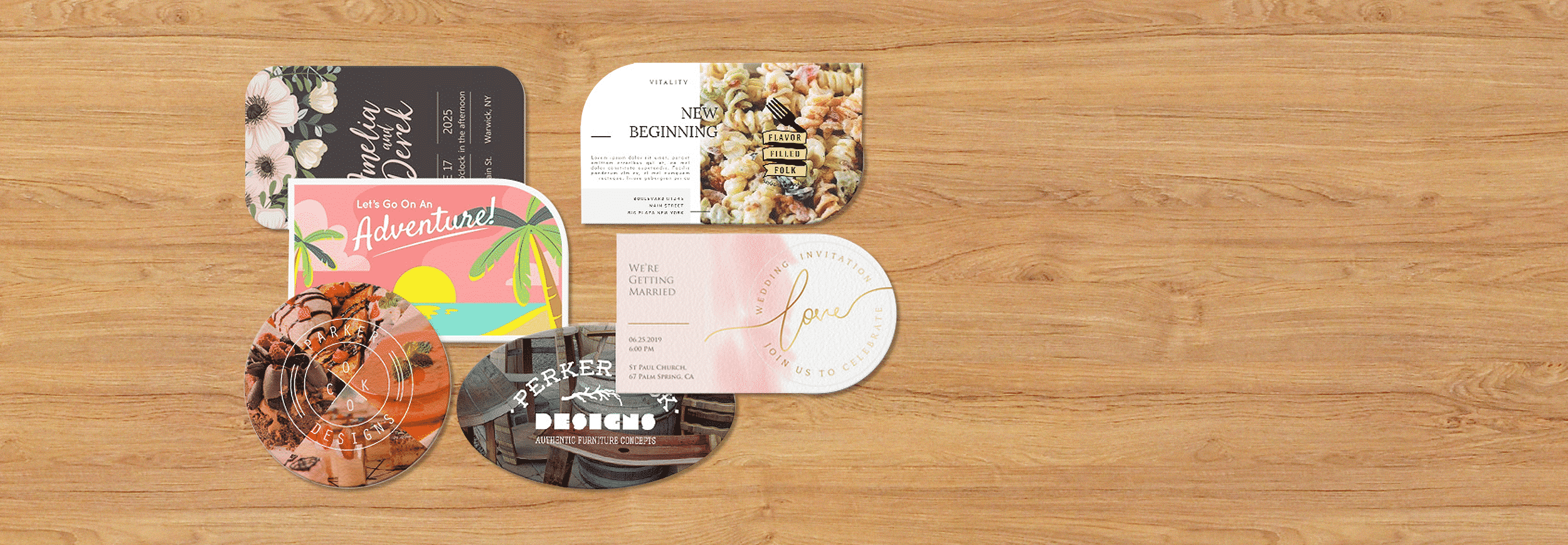 Die-Cut Flyers Printing - Custom Design