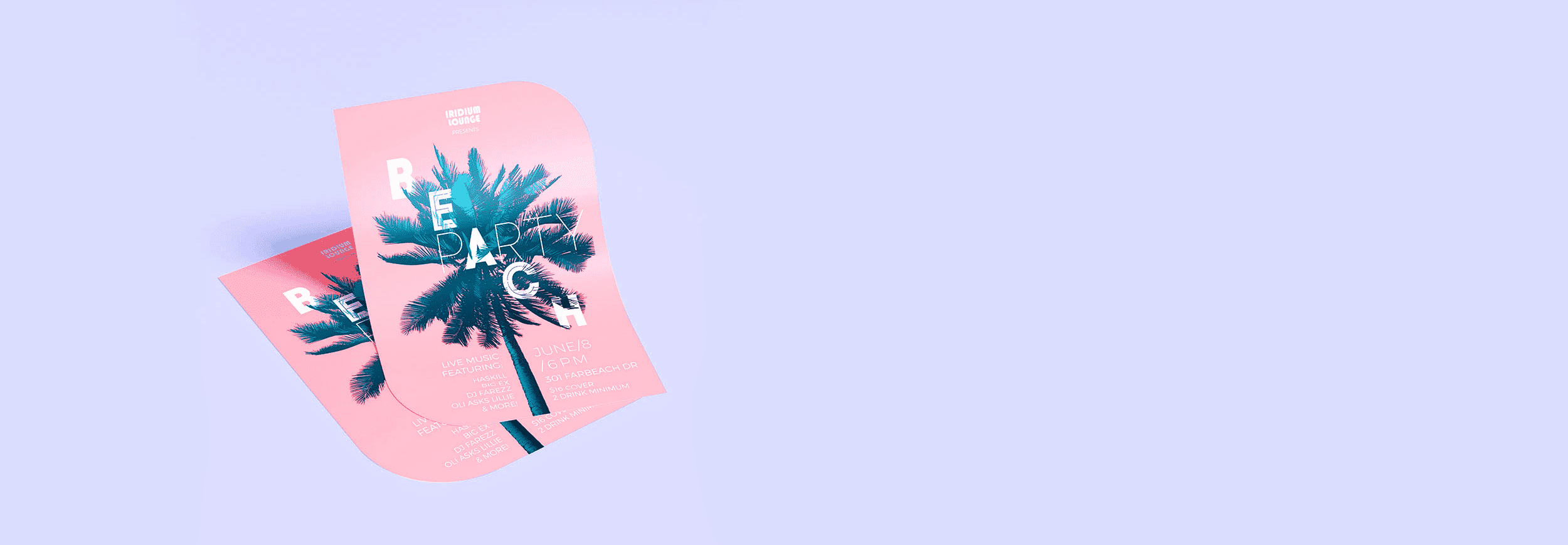 Custom Die Cut Leaf Flyer Printing