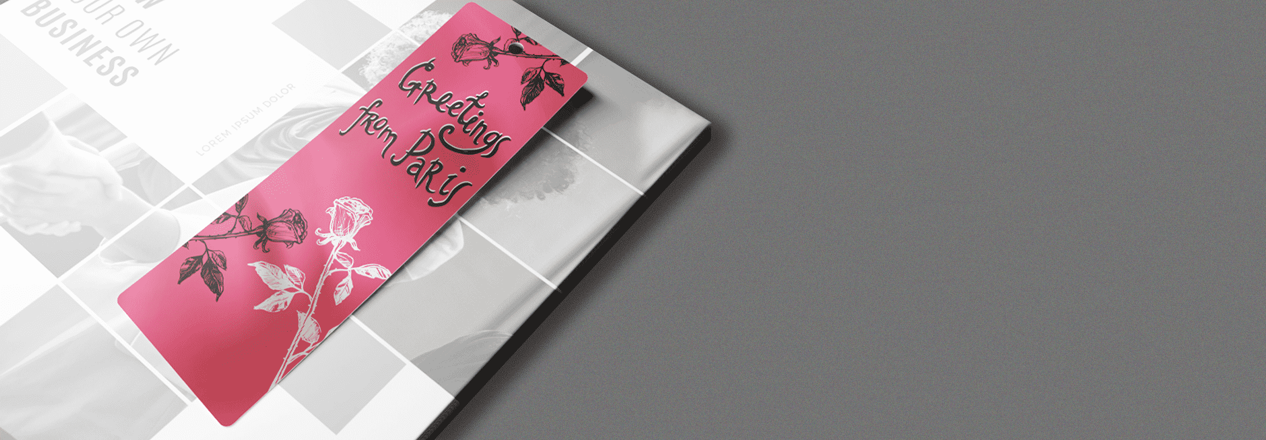 Silk Laminated Bookmark Printing