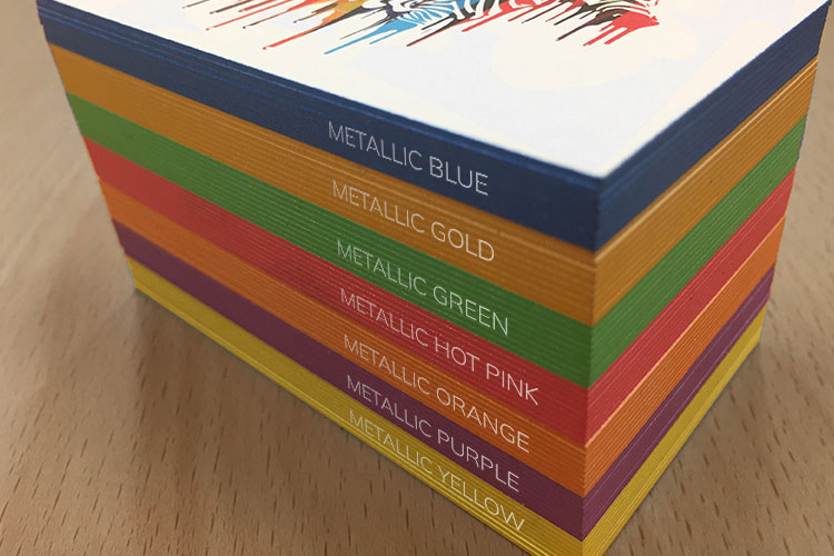 How to Make Painted Edge Business Cards?