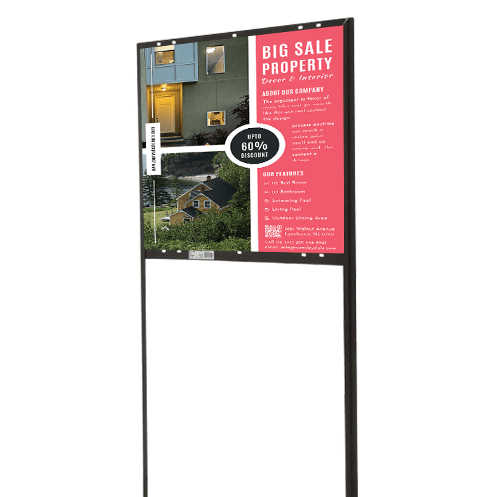 Plastic Coroplast Sign Printing