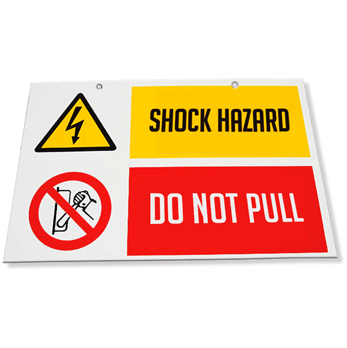 Custom PVC Rigid Plastic Signs