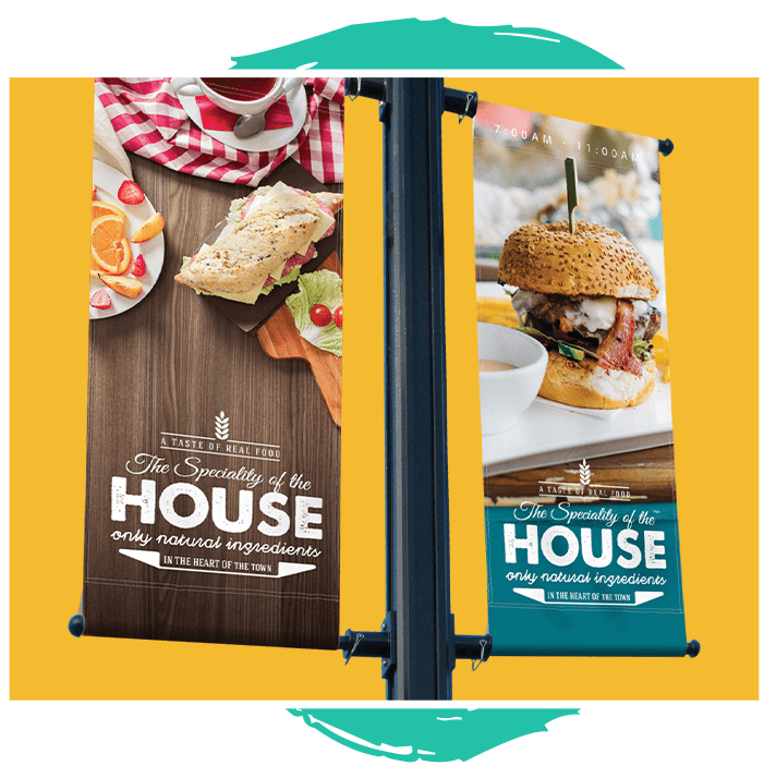 Double Sided Block Out Banners