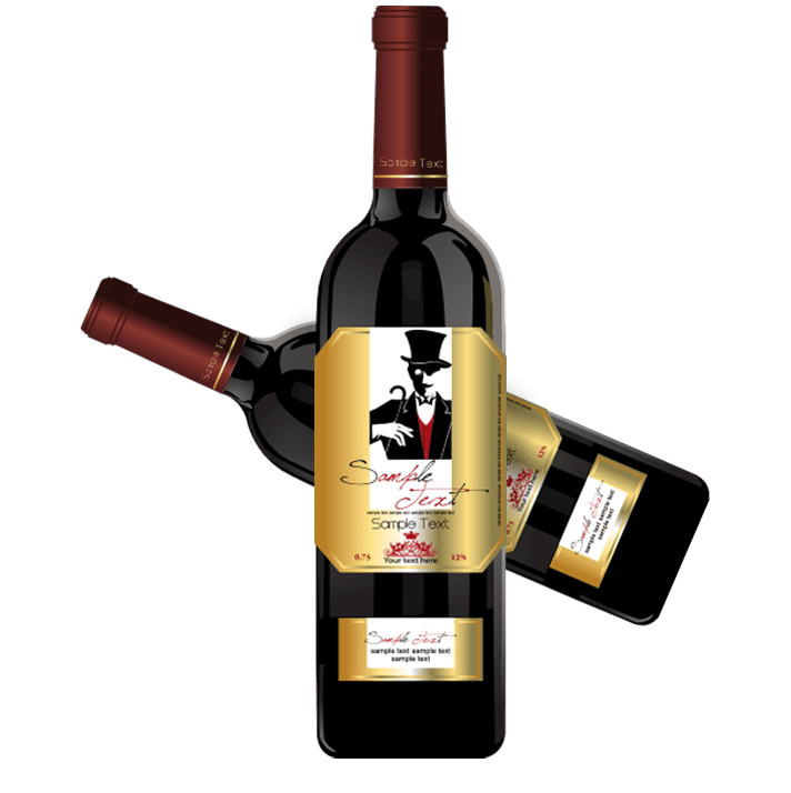 Custom Roll Wine Labels Printing