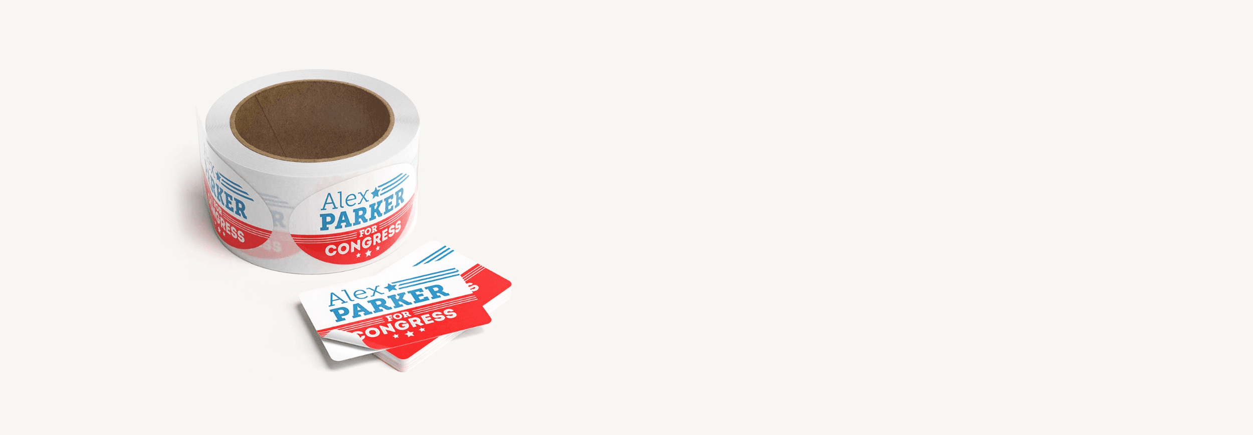 Custom Standard Campaign and Political Stickers