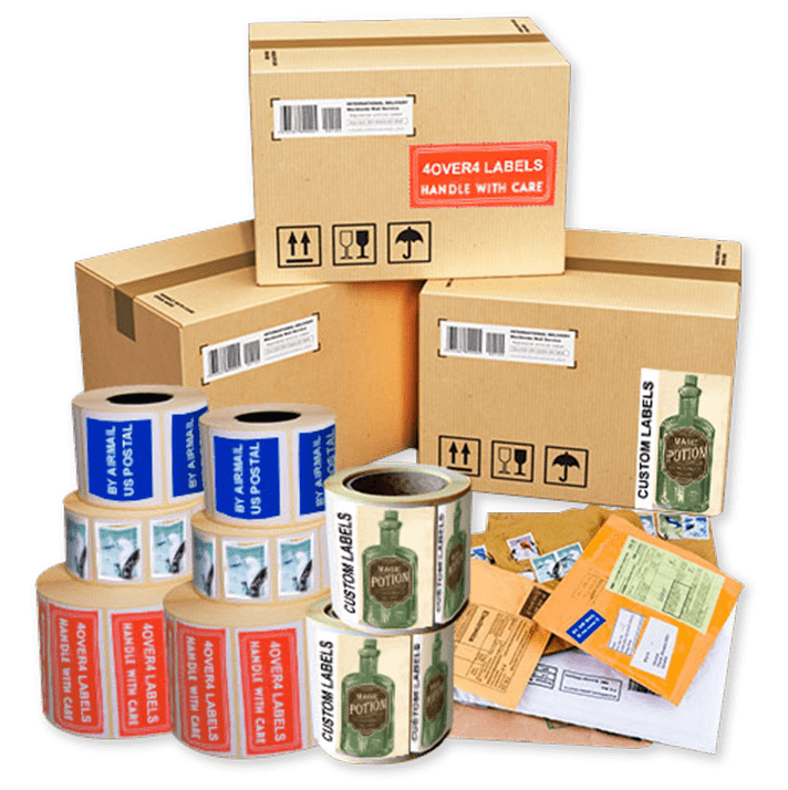Roll Shipping and Mailing Labels Printing