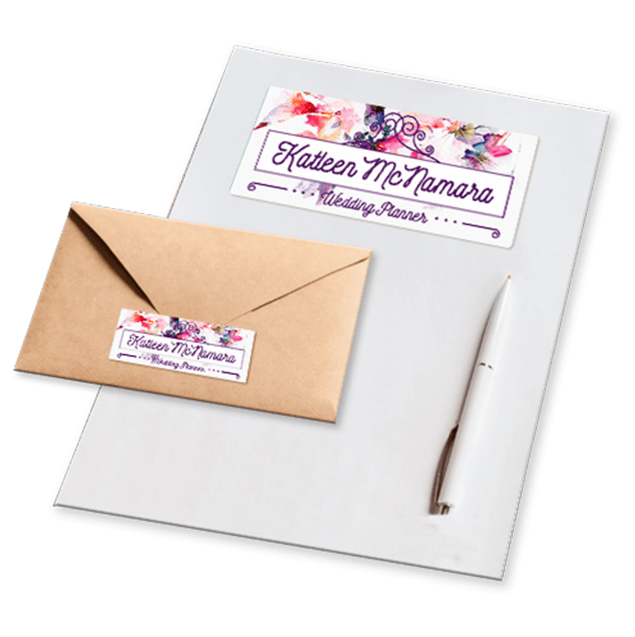 Custom Roll Name Labels Printing | 4OVER4.COM