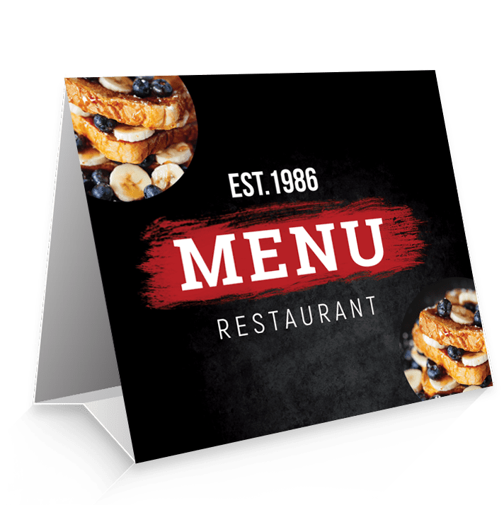 Custom Printed Table Tents