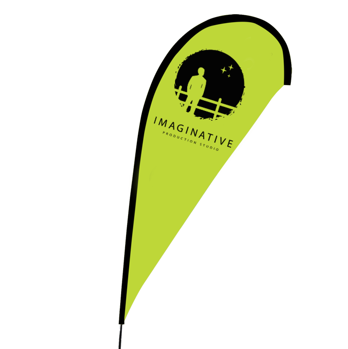 Custom Teardrop Flags Advertising