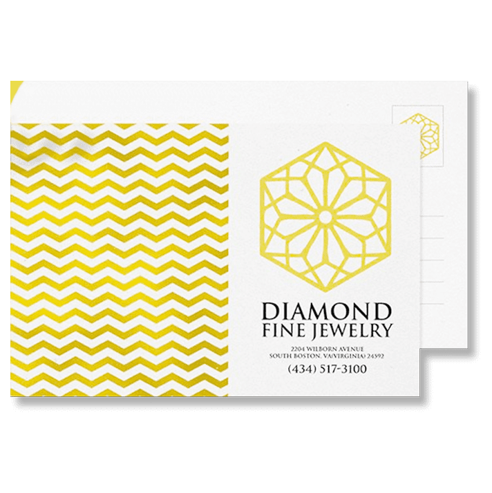 Metallic Foil Postcard Printing: Gold, Silver, Copper