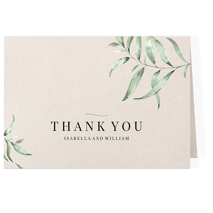 Folded Thank You Cards for Any Occasion