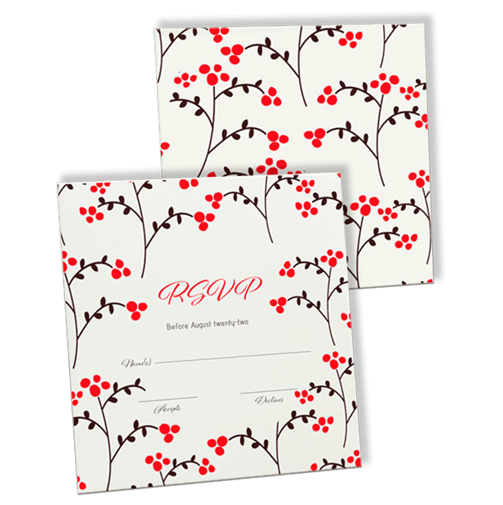 Cheap Response Cards | Custom RSVP Cards