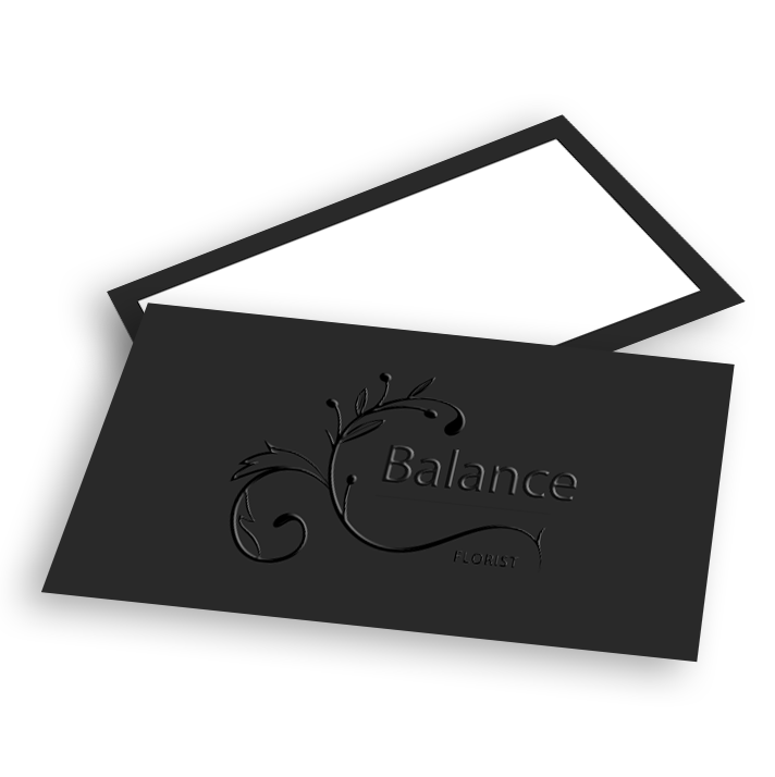 Embossed postcard hi-res for your business