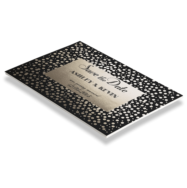 Personalized Raised Foil Greeting Cards