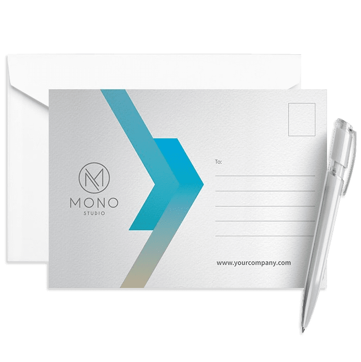 Direct Mail Postcards with Printing and Mailing