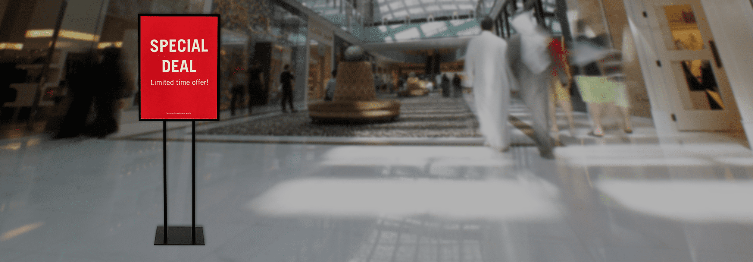 22" x 28" Floor Standing Poster Display