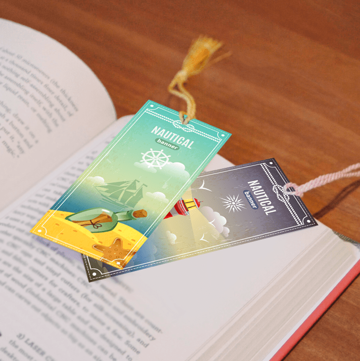 Silk Laminated Bookmark Printing
