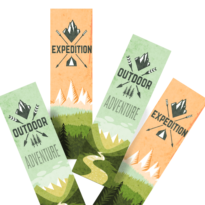 Velvet Laminated Bookmark Printing