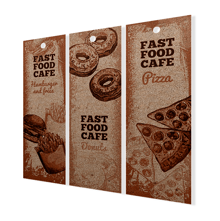 Custom Bookmarks on Kraft Paper