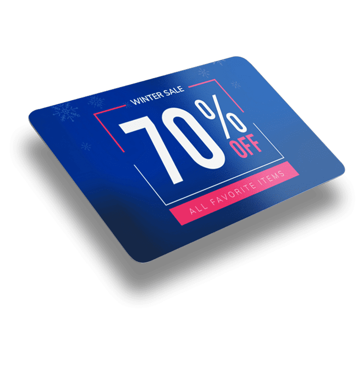 Discount Card Plastic Printing at 4OVER4.COM