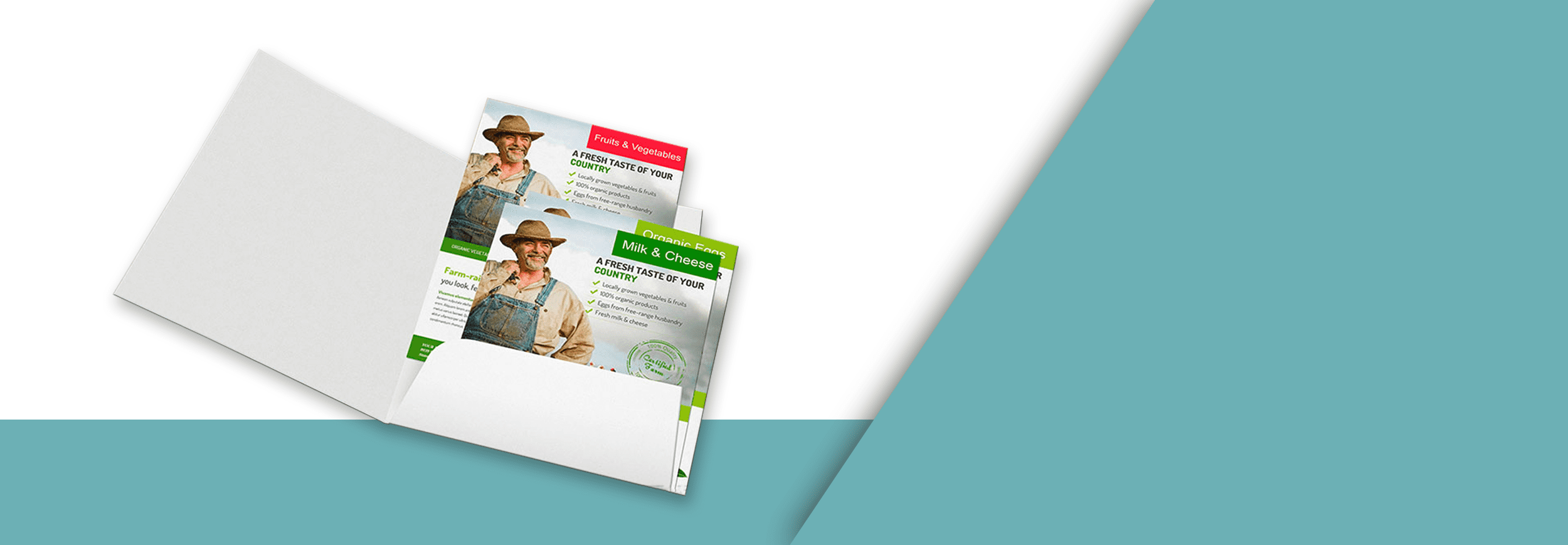 Staggered Cut Sales Sheet Printing