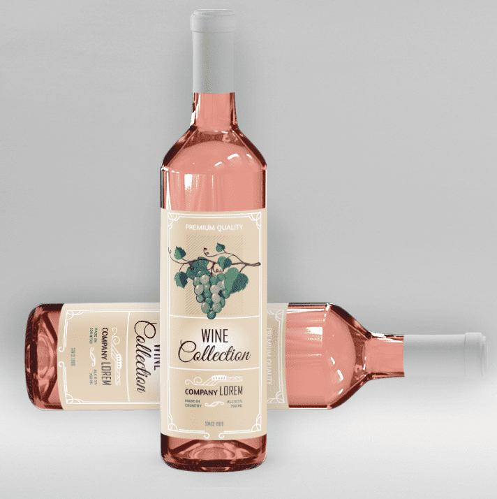 Custom Shaped Wine Labels