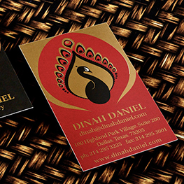 Custom Metallic Ink Business Cards | 4OVER4